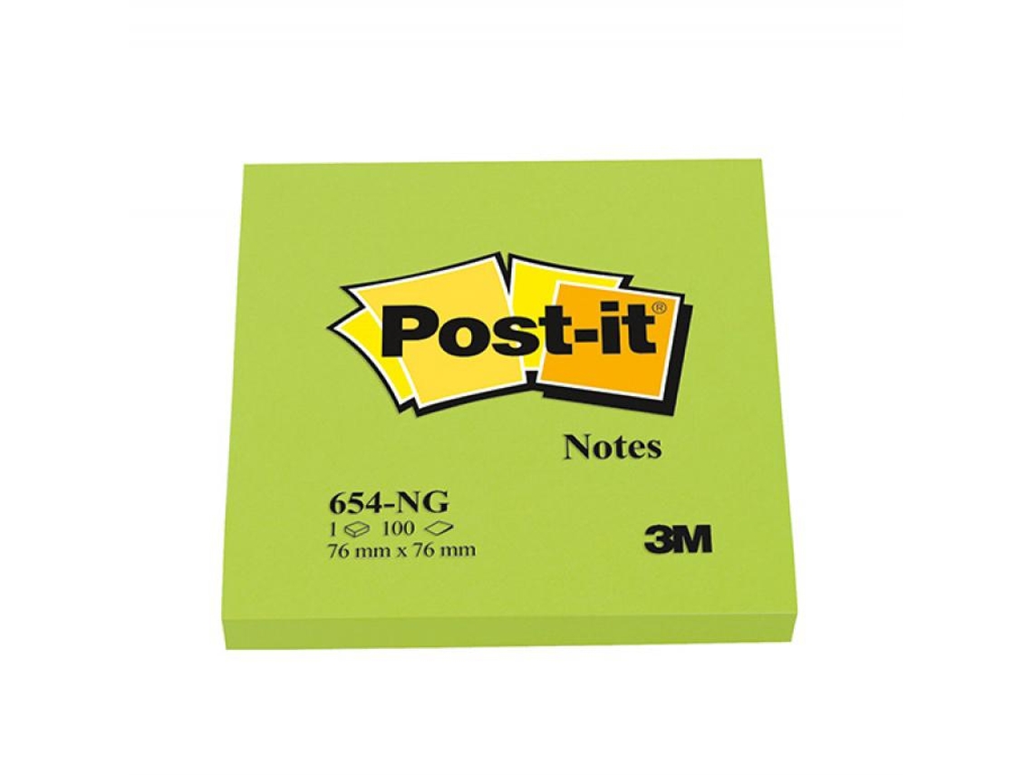 Bloco de Notas Adesivas Post-It Verde 76 X 76 Mm | Worten.pt