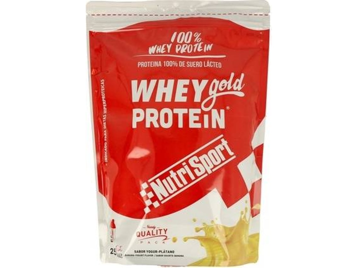 Suplemento Alimentar NUTRISPORT Whey Gold Protein Banana Iogurte (500 g ...