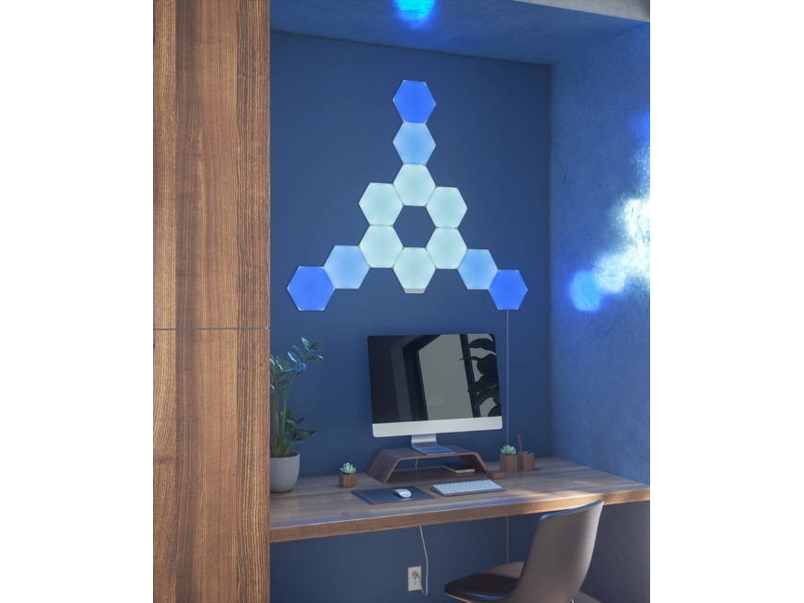 Painéis de Luz NANOLEAF Hexagons STR+9 | Worten.pt