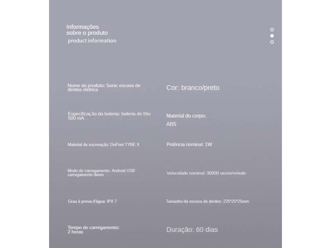 Escova de Dentes Elétrica GRPT Ultra-Sónica | Worten.pt