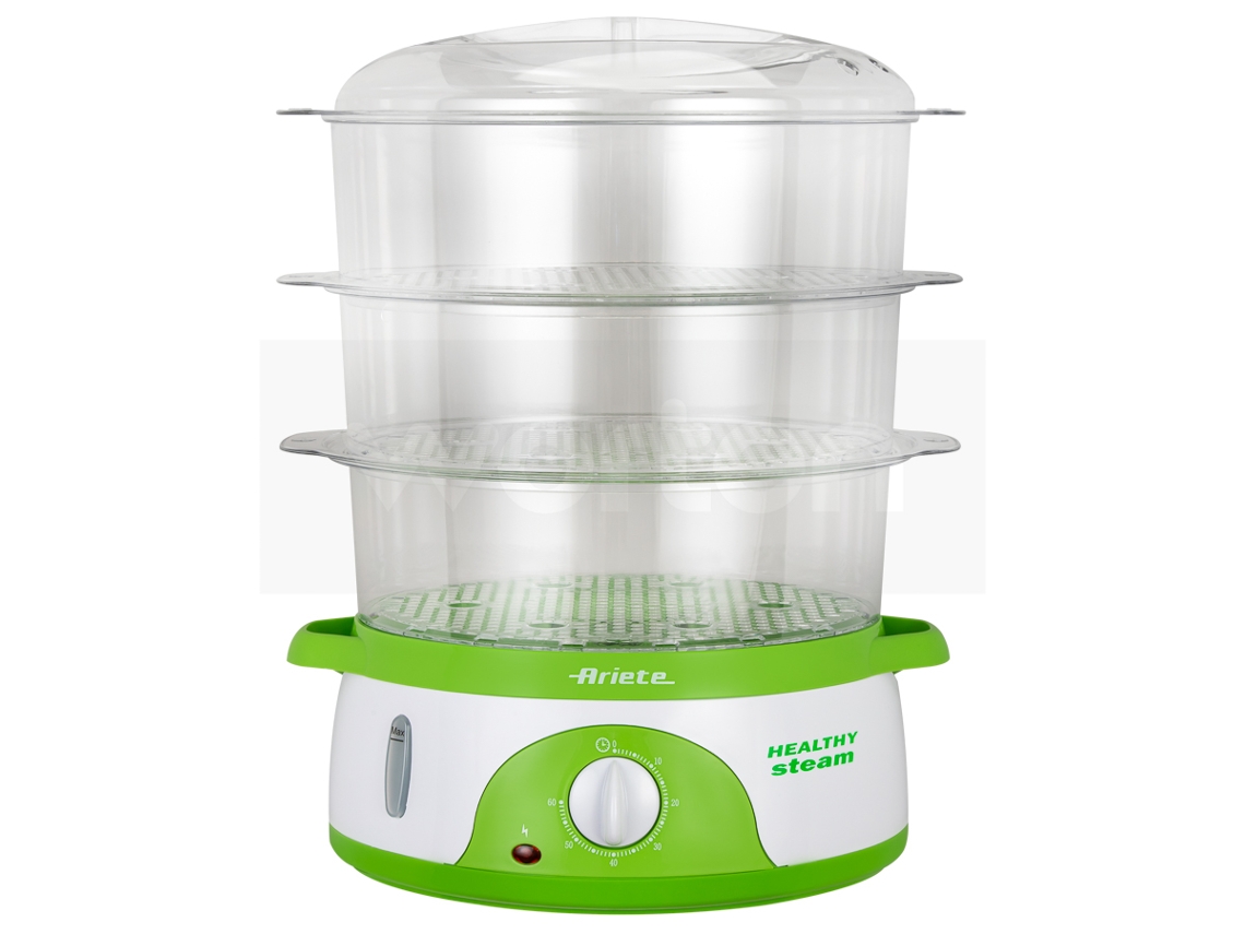 Máquina de Cozer a Vapor ARIETE 911 Food Steamer (800 W) | Worten.pt