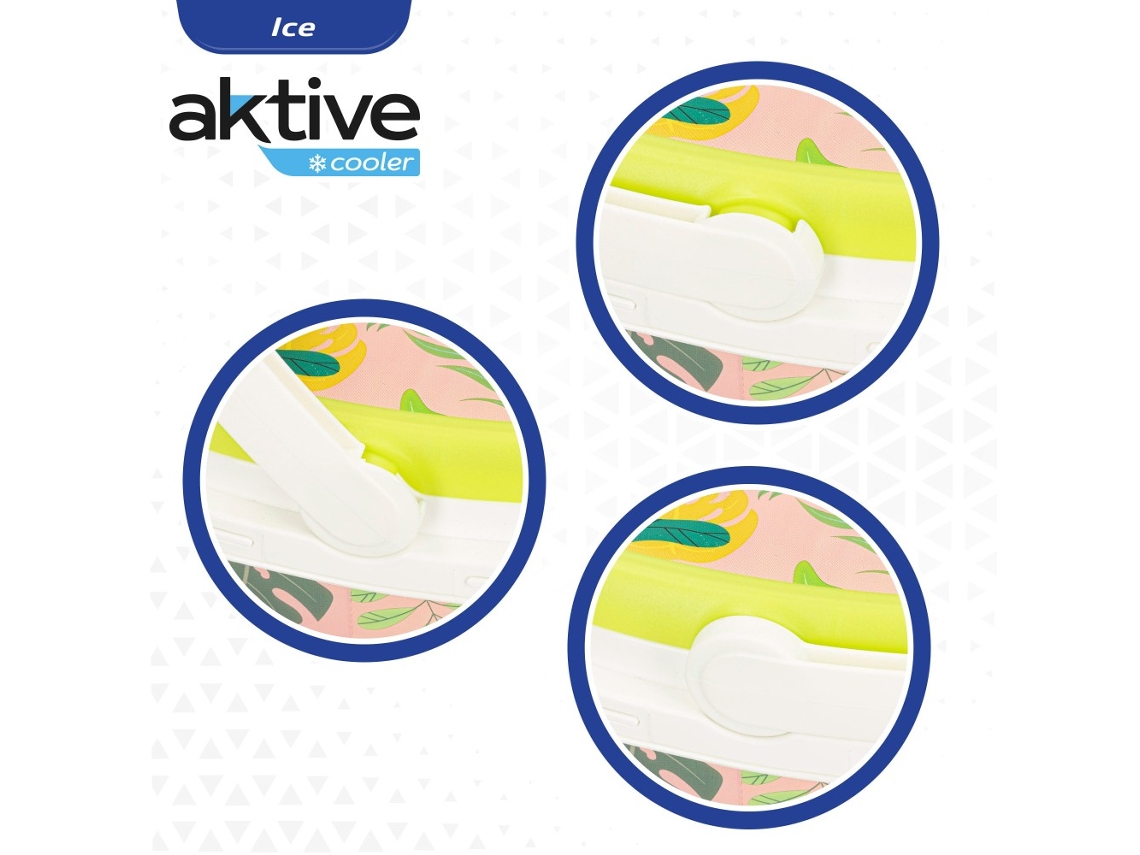 Geleira de Praia de Verão 6 Litros 29X19X20,5 Cm AKTIVE | Worten.pt