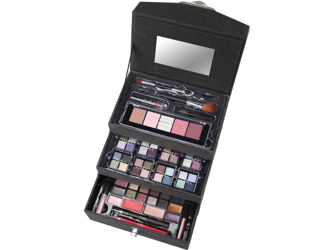 Mala de Maquilhagem ZMILE COSMETICS Velvety Grey Edição Limitada ...