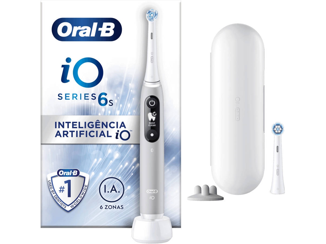 Escova de Dentes Elétrica ORAL-B iO 6 S Cinzento | Worten.pt