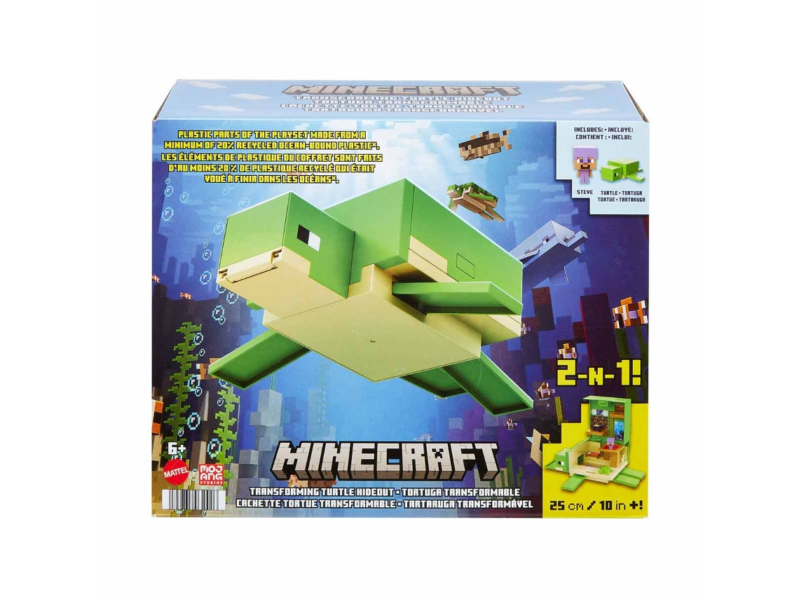 Minecraft Transformation Of The Playset Turtle Hide (Idade Mínima ...