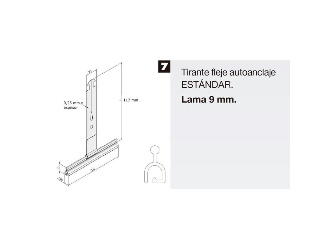Haste Cega Auto-Ancoragem Standard 117 WOLFPACK | Worten.pt