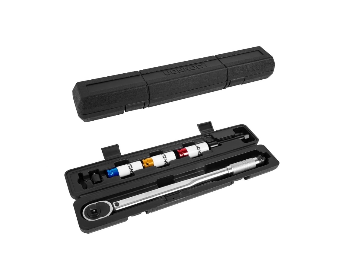 Chaves VONROC Chave de Torque Dinamométrica ½" 470Mm 28-210Nm Incl ...