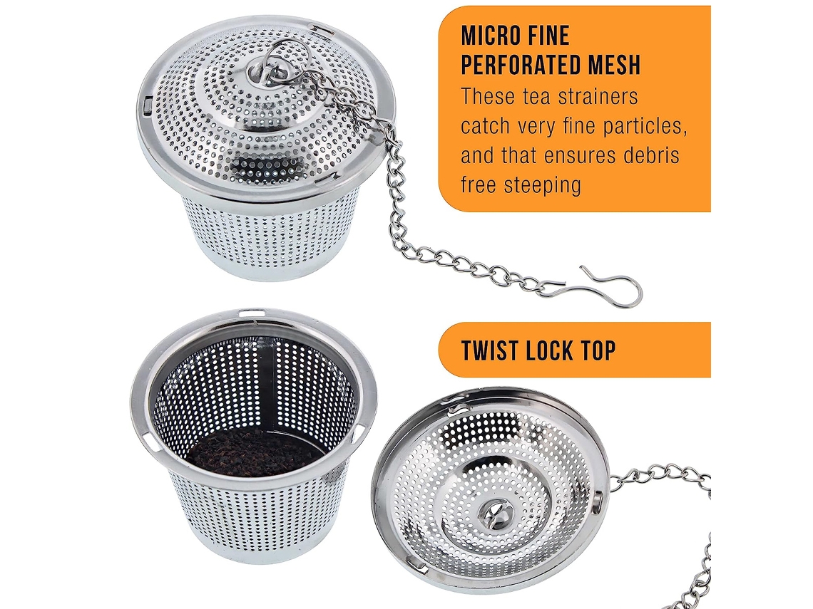 Coadores De Chá Para Chá A Granel 3 Unidades De Infusores De Coador De ...