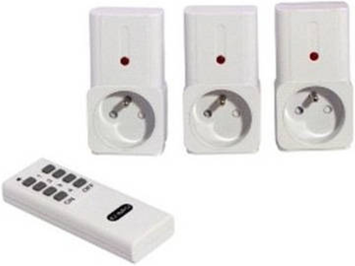 Controlador remoto de energia CHACON 5411478546603 Branco 1 tomada(s ...