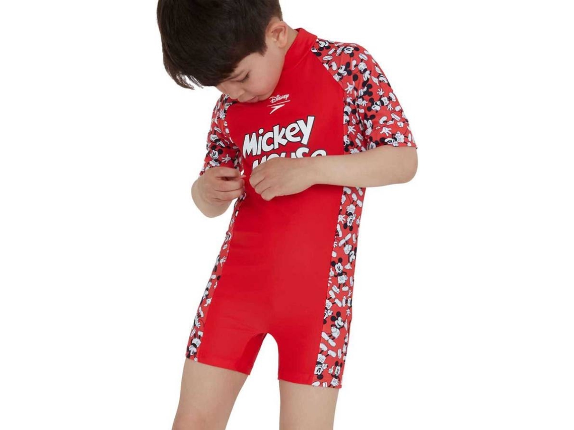 Rash guard Unisexo SPEEDO Disney Mickey Mouse All-in-one Vermelho para ...