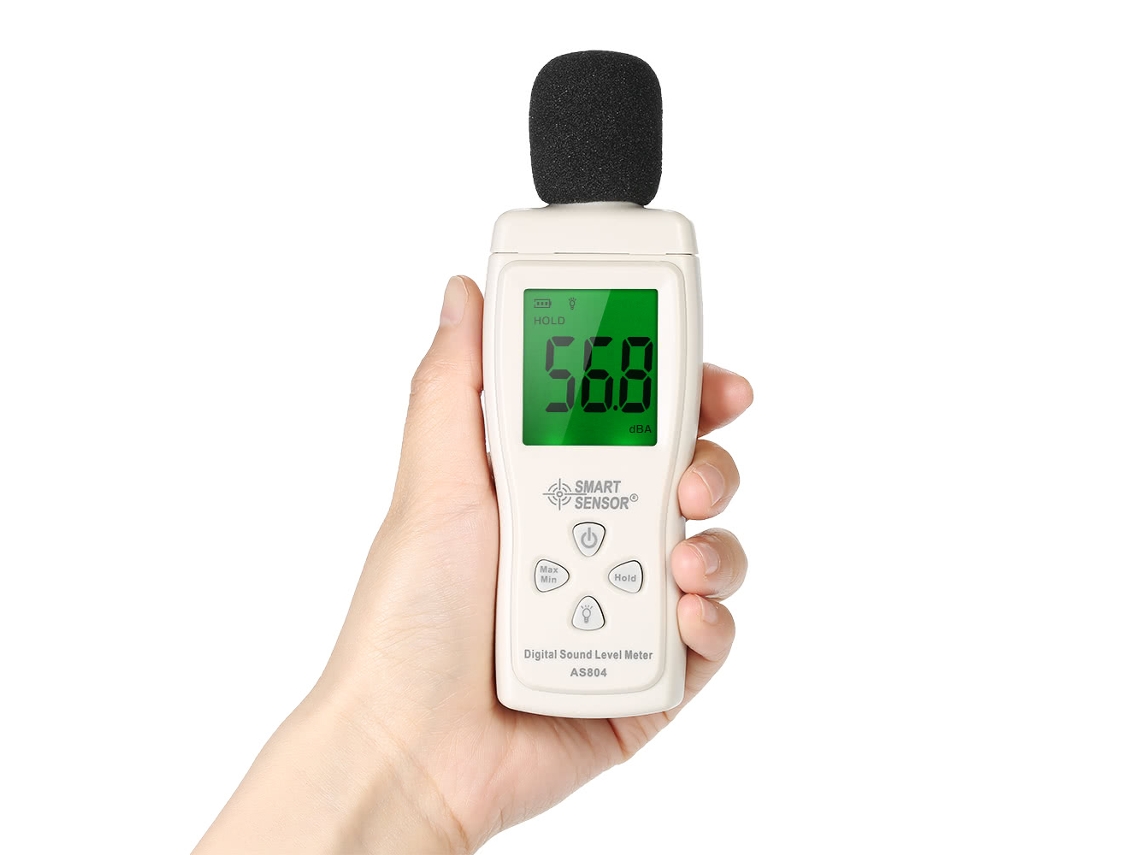 Sensor Inteligente Mini Medidor de Nível de Som Digital Display Lcd ...