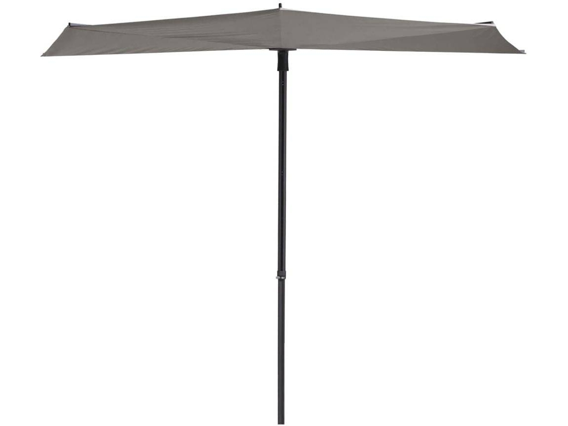 Madison Guarda-sol de varanda Sun Wave 270x150 cm cinzento claro ...