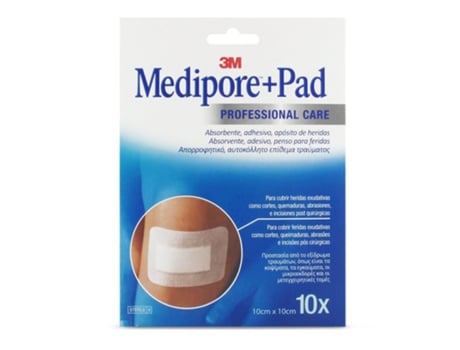 Pensos 3M ESPAÑA Medipore+Pad 10x10 cm (10 Unidades) | Worten.pt
