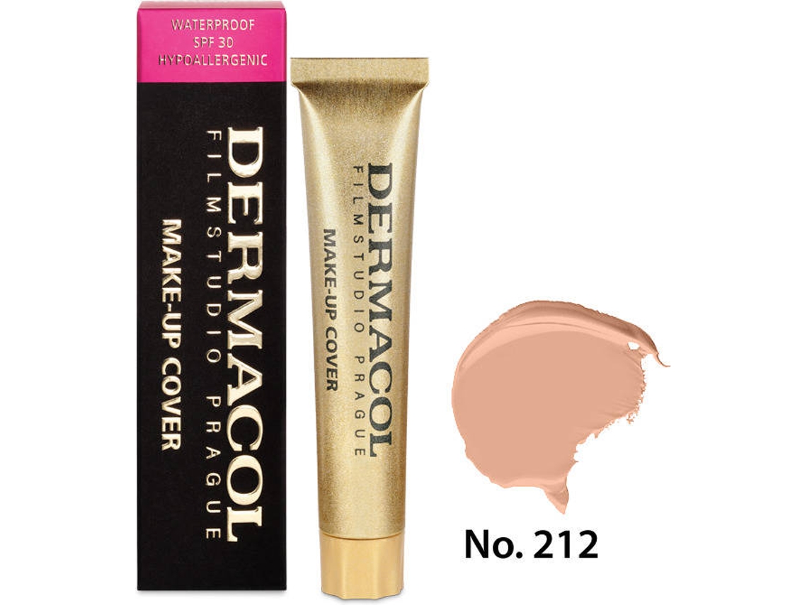 Base de Alta Cobertura DERMACOL Cover Tom 212 SPF 30 (30gr) | Worten.pt