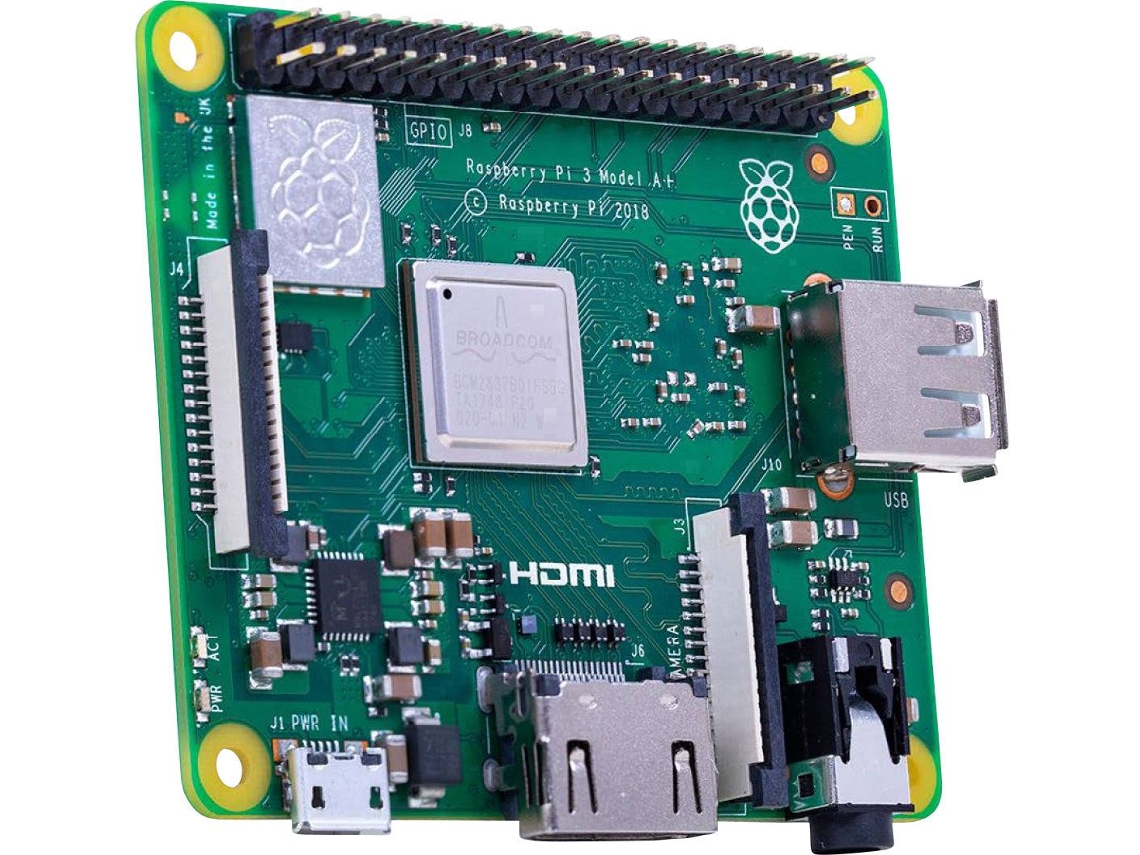 Placa SBC Raspberry Pi 3 Modelo A+ 512MB Wi-Fi | Worten.pt