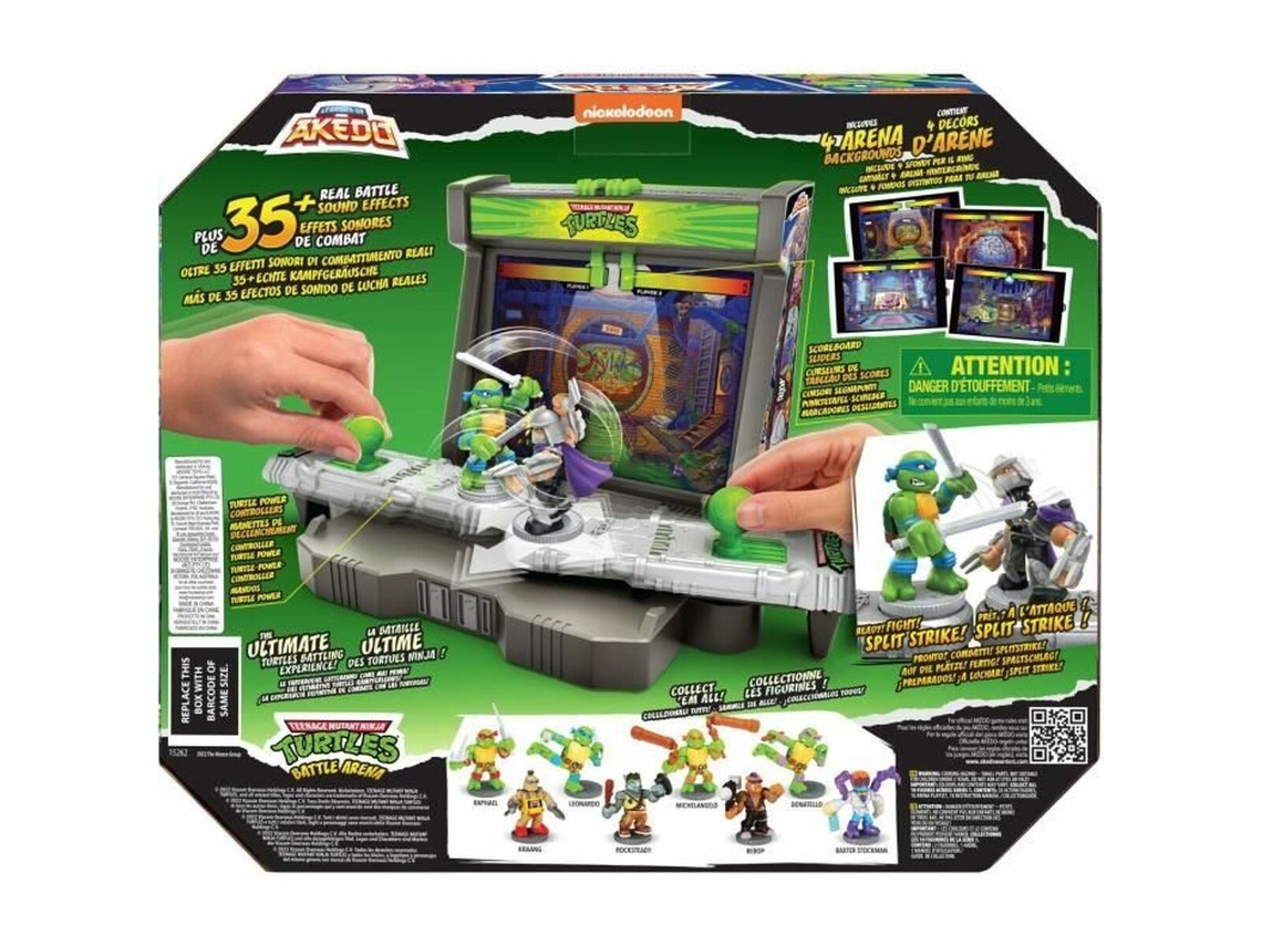 Estádio de Batalhas TEENAGE MUTANT NINJA TURTLES Legends Of Akedo ...
