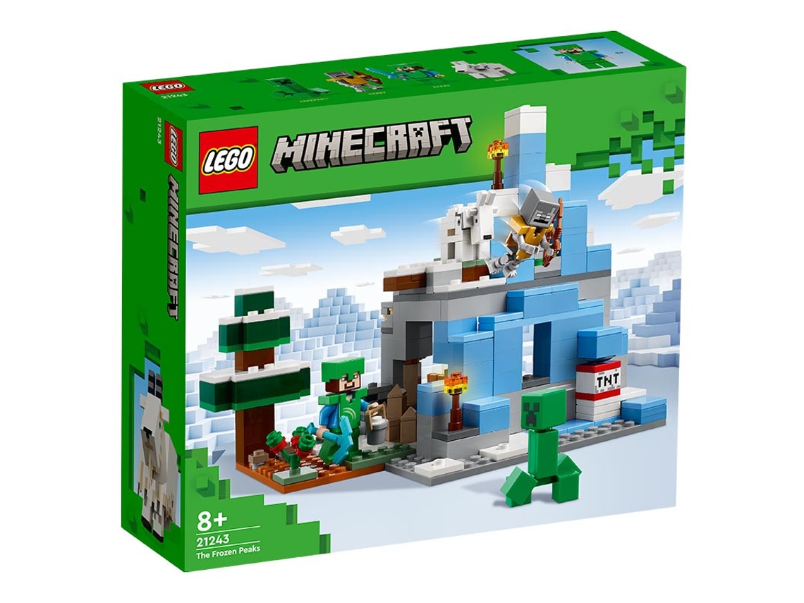 LEGO Minecraft Os Picos Gelados (Idade Mínima Recomendada: 8 anos ...