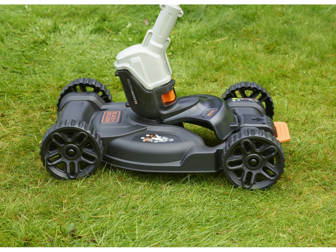 BLACK & DECKER Cm100-Xj - Base Para Aparador De GRAMa Com Rodas 3 Em 1 | Worten.pt