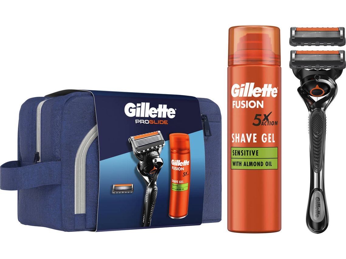 Conjunto de Oferta GILLETTE Proglide com Lâmina de Barbear + Gel ...