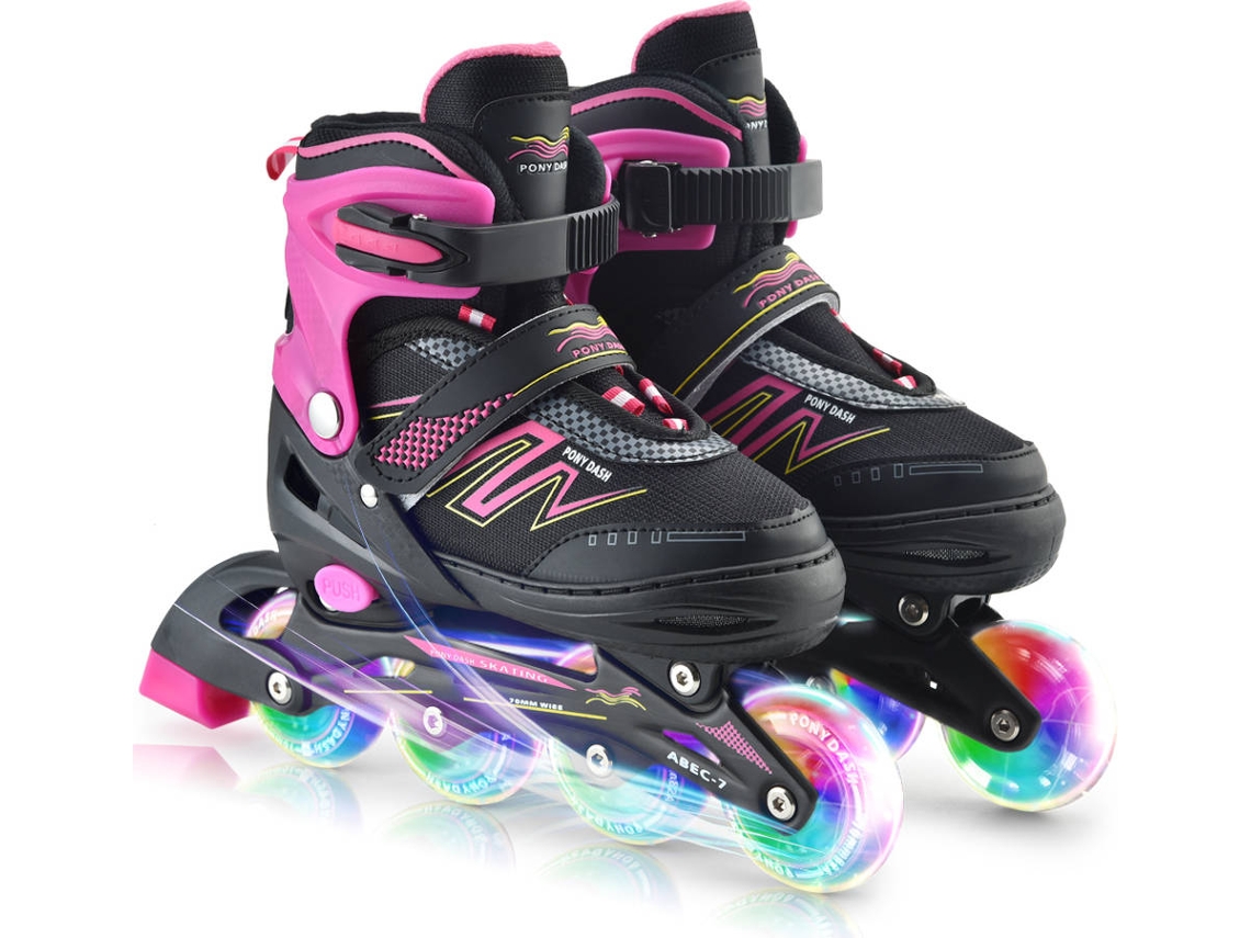 Patins em Linha ANSELF Rosa (S) | Worten.pt