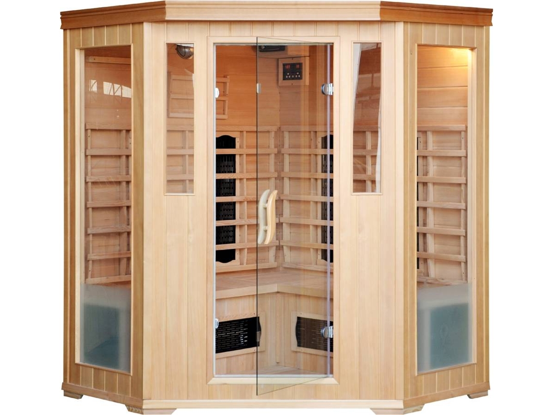 Sauna CONCEPT U Narvik (Castanho - Madeira - 150x65x120 cm) | Worten.pt