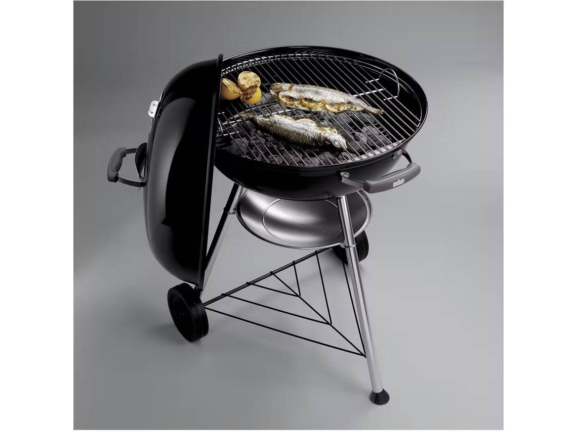Grelhador a Carvão WEBER Compact Kettle (57cm - Preto) | Worten.pt