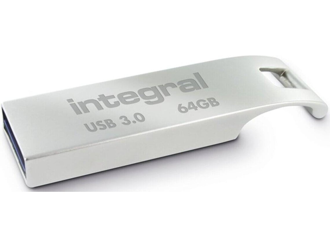 Pen USB INTEGRAL 64GB Metal ARC USB3.0 | Worten.pt