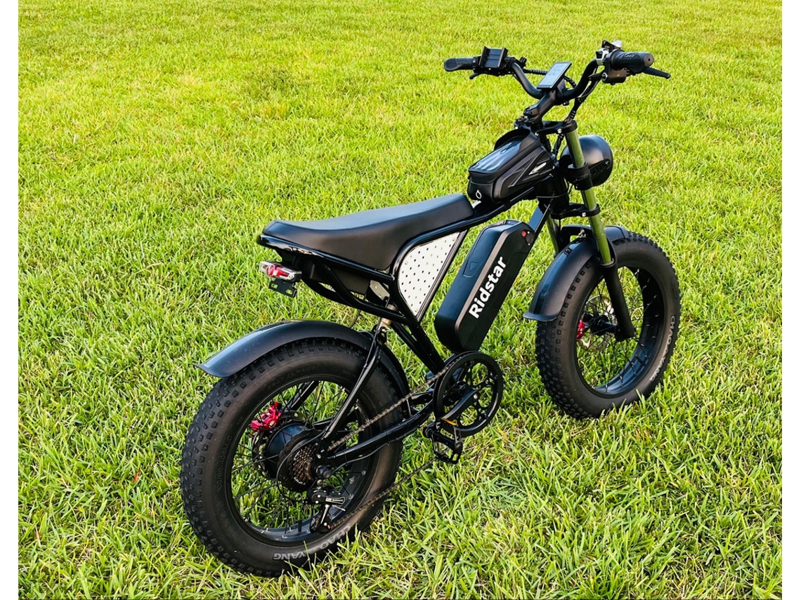 Bicicleta Elétrica De Neve Para Montanha 1000W 48Km/H 20Ah Baterias ...