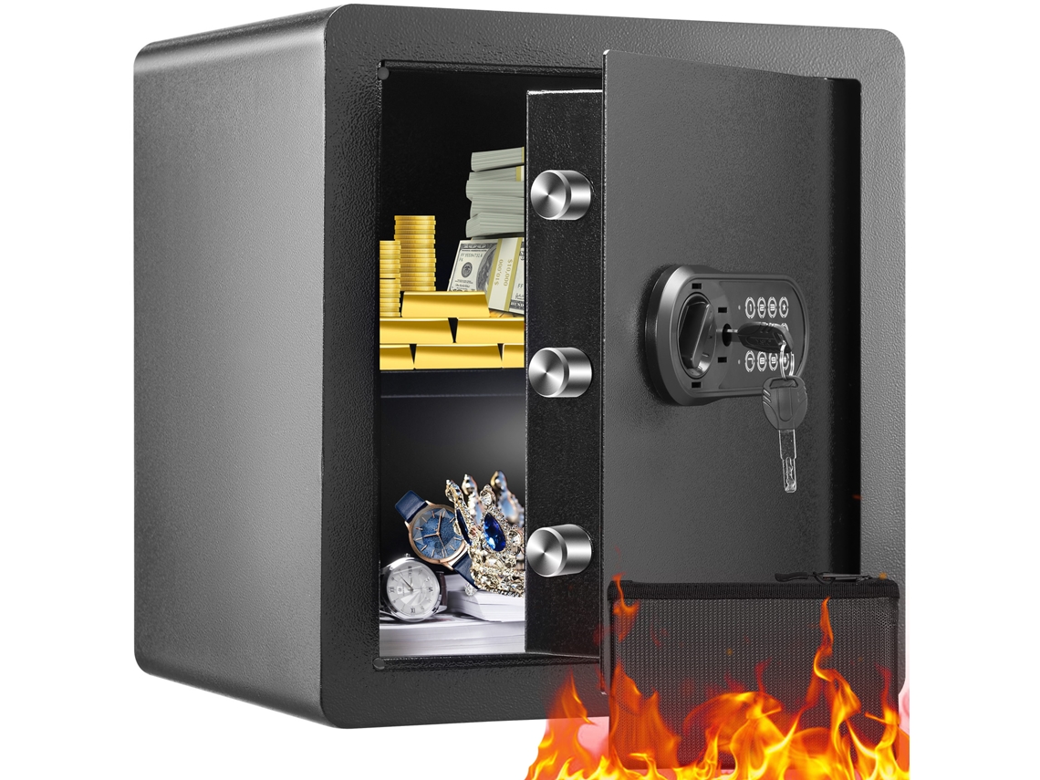 Vevor 1,8 Pés Cúbicos Seguros Cofre Aço Carbono Laminado a Frio | Worten.pt