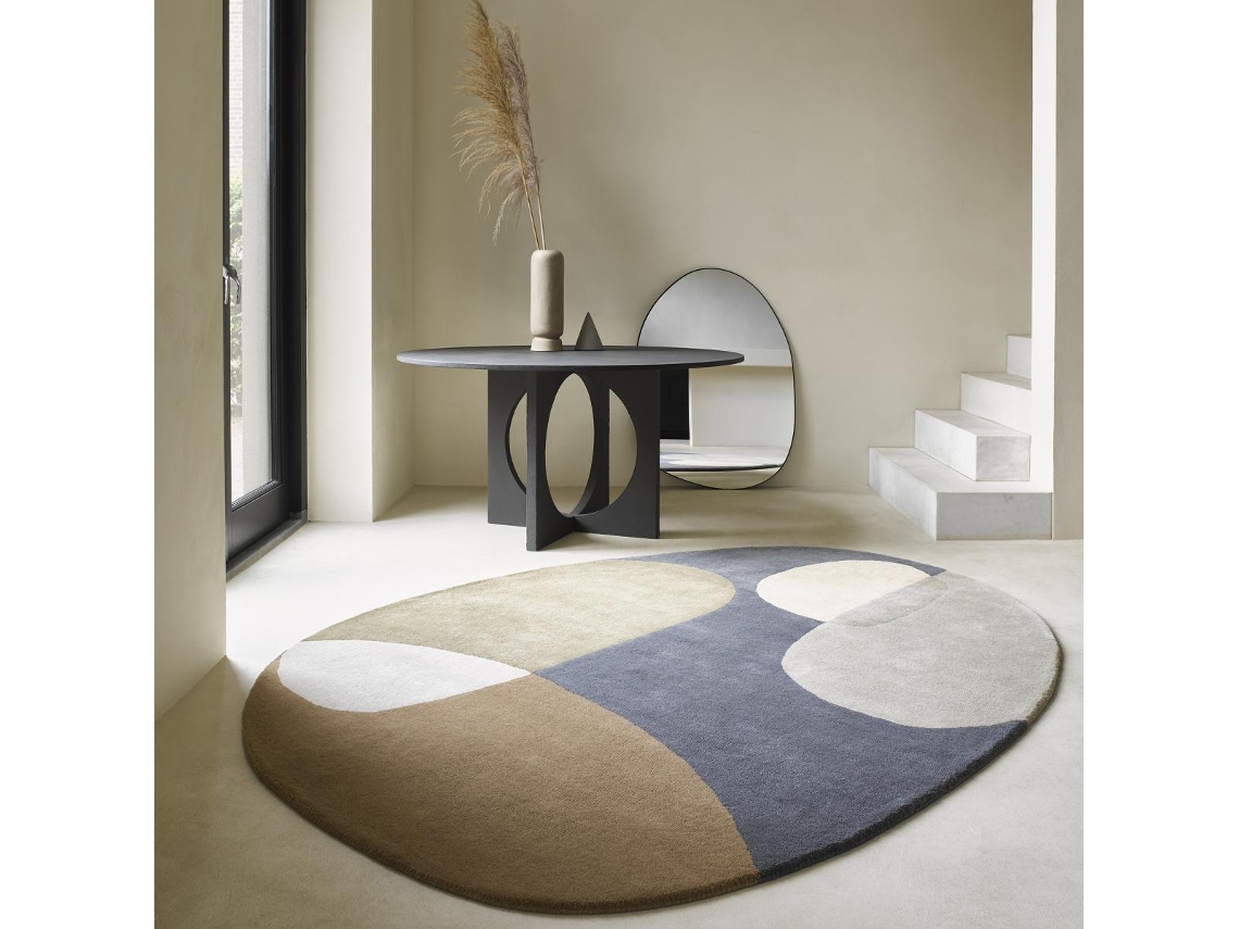 Tapete de Sala MILLER Azul 250x350 | Worten.pt