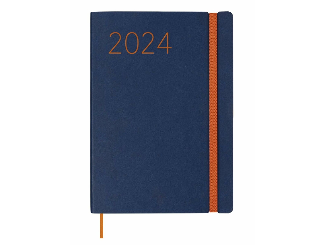 Agenda FINOCAM Flexi 2024 Azul A5 14,8x21 cm | Worten.pt