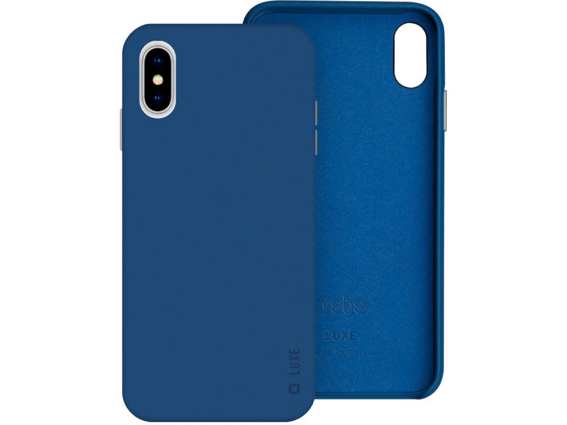 Capa iPhone X SBS Luxe Azul | Worten.pt