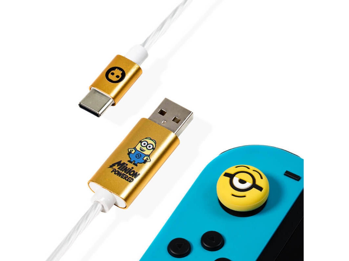 Cabo Usb Tipo C Led And Grips Nintendo Switch Minions | Worten.pt
