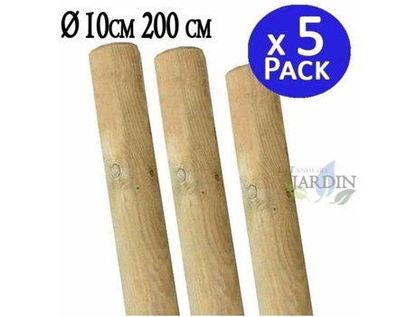 Estaca de Madeira Pontiaguda SUINGA (5Un -200X8 Cm) | Worten.pt