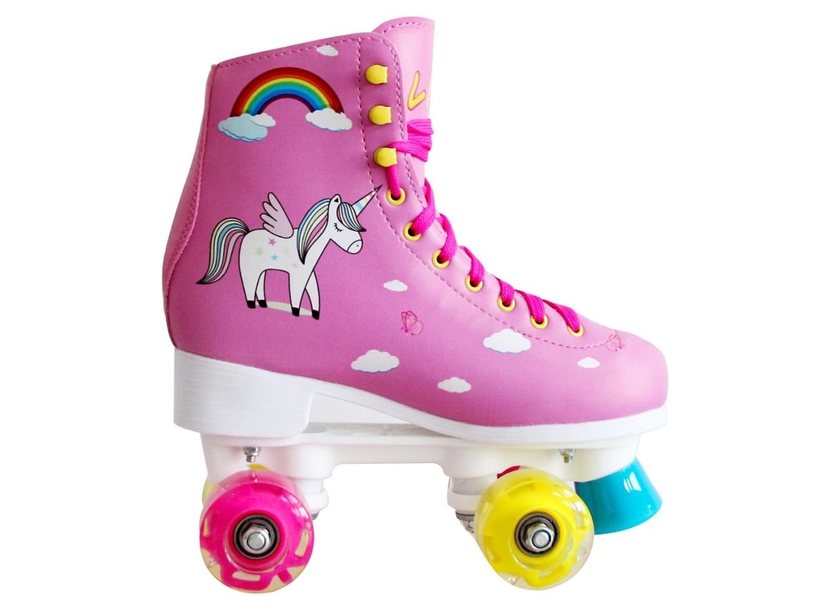 Patins em Linha Infantins de 4 Rodas SLOWMOOSE (Rosa - 20) | Worten.pt