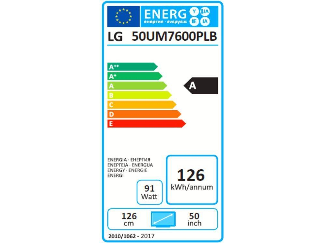 TV LG 50UM7600 (Outlet Grade A - LED - 50'' - 127 cm - 4K Ultra HD ...