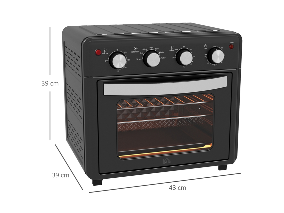 Mini Forno Elétrico de 30L 1600W com 7 Modos - HOMCOM | Worten.pt