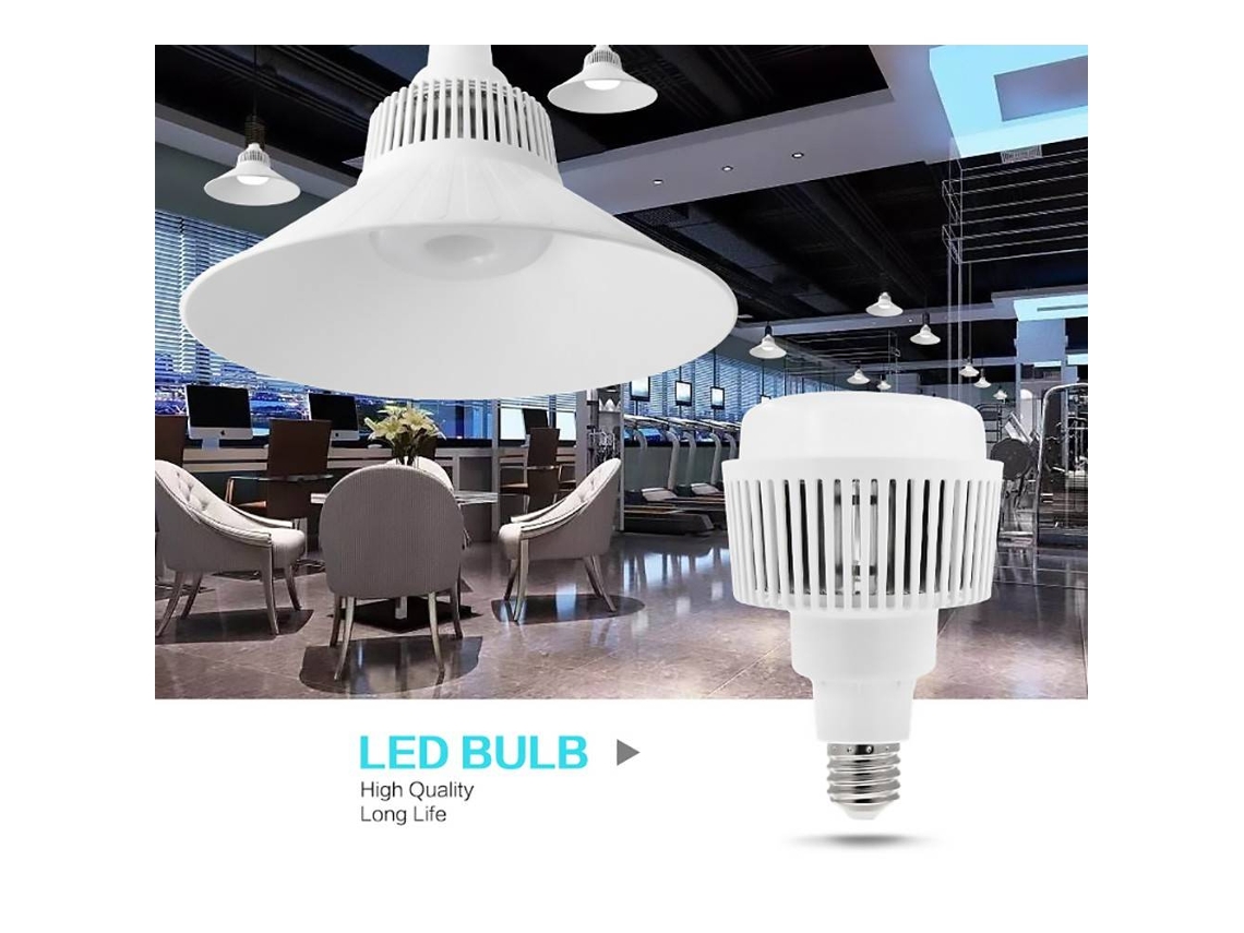 Lâmpada Led E40 100W 10.000Lm 230V Uso Industrial | Worten.pt
