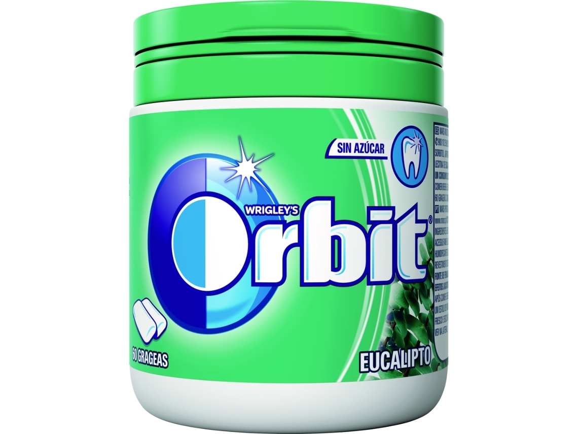 Pastilhas Sem Açúcar de Eucalipto em Drageias ORBIT 6 botes de 60 ...