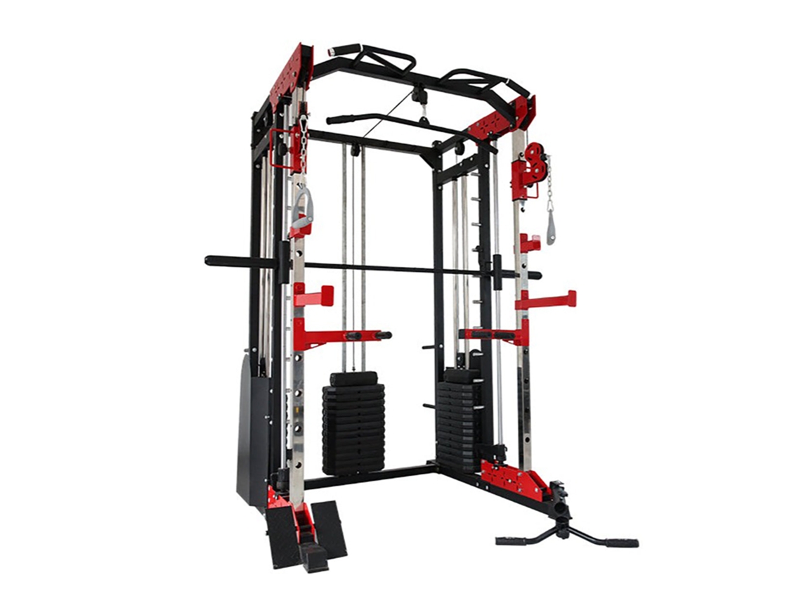 Aparelho de Musculação FITNESS TECH Smith Machine S9000 (135x147x217cm ...