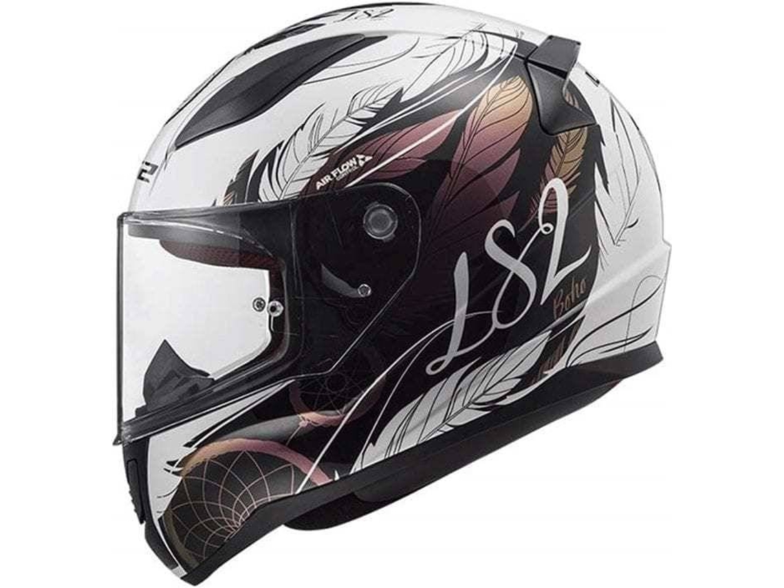 Capacete LS2 FF353 Rapid Boho White Black Pink (Tam: M) | Worten.pt