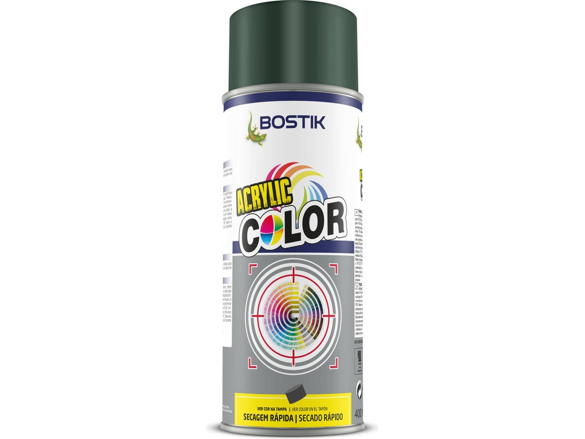 Cor 6005 Verde BOSTIK Acrylic Ral Brilhante 400 ml | Worten.pt