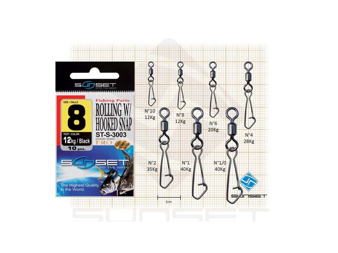 Sunset Rolling With Hooked Snap St S 3003 | Worten.pt