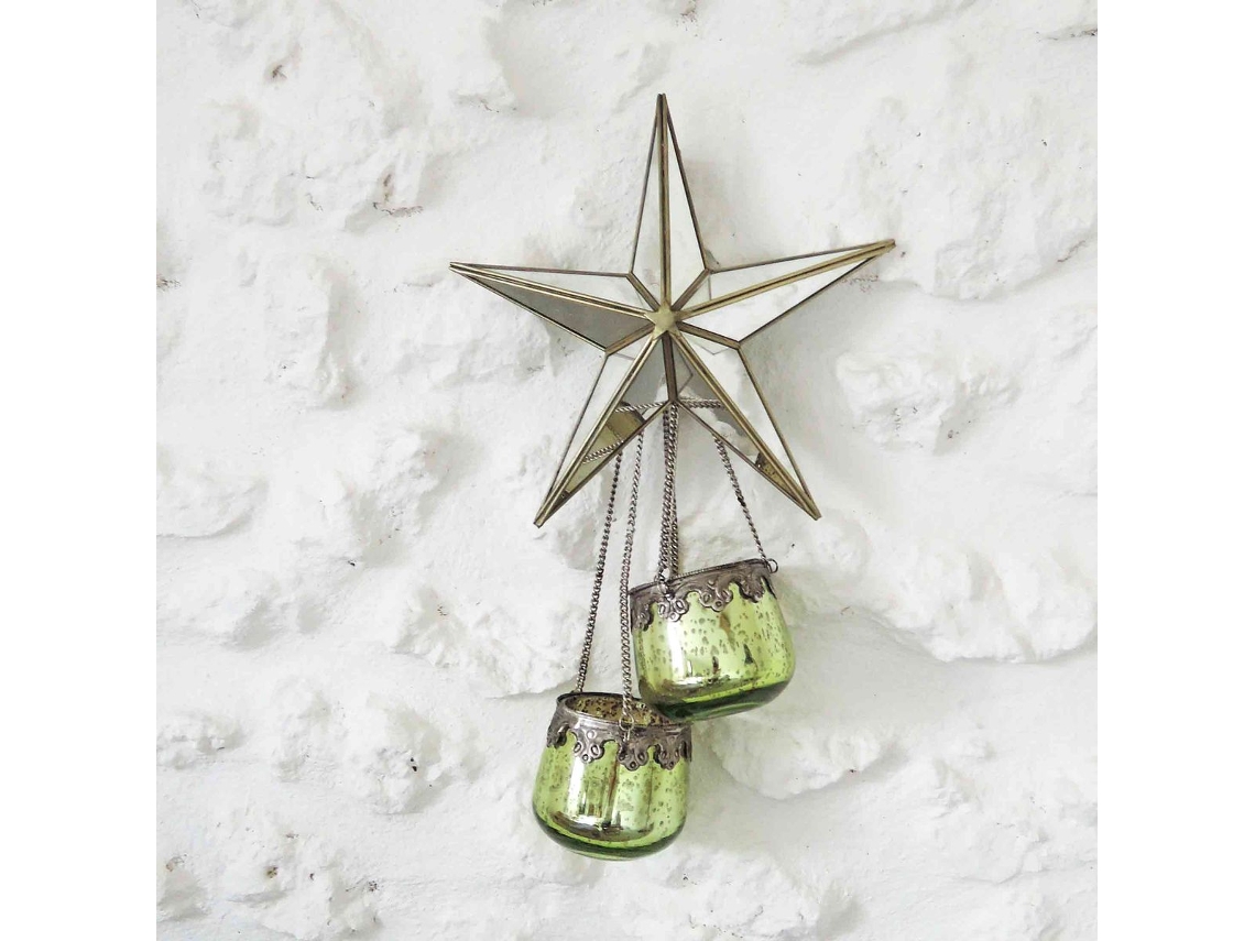 Estrella de Latón de Vidrio Mercurizado | Worten.pt