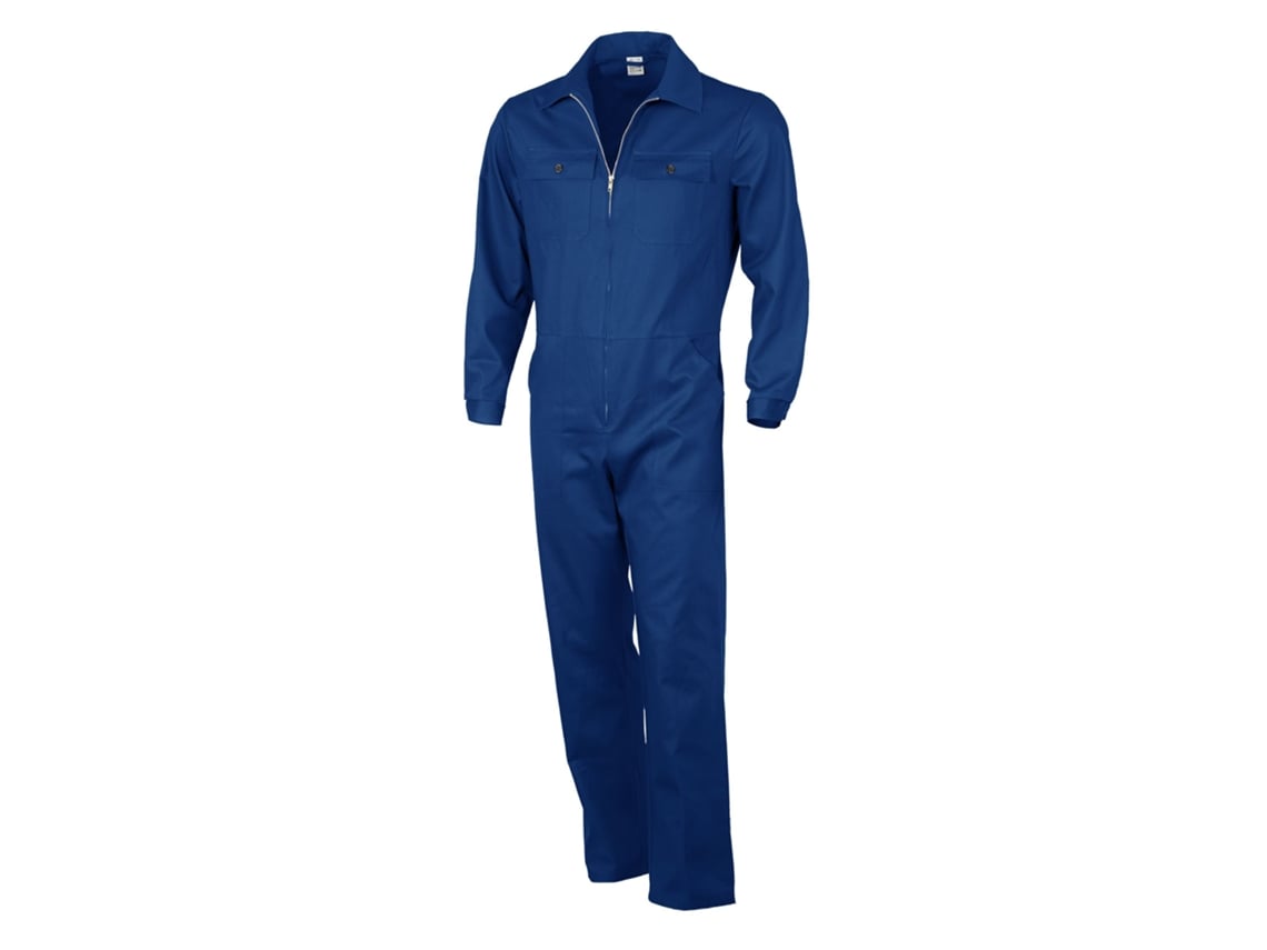 Jardineiras de Trabalho QUALITEX WORKWEAR Basic Algodão (Azul - Tam: 50 ...