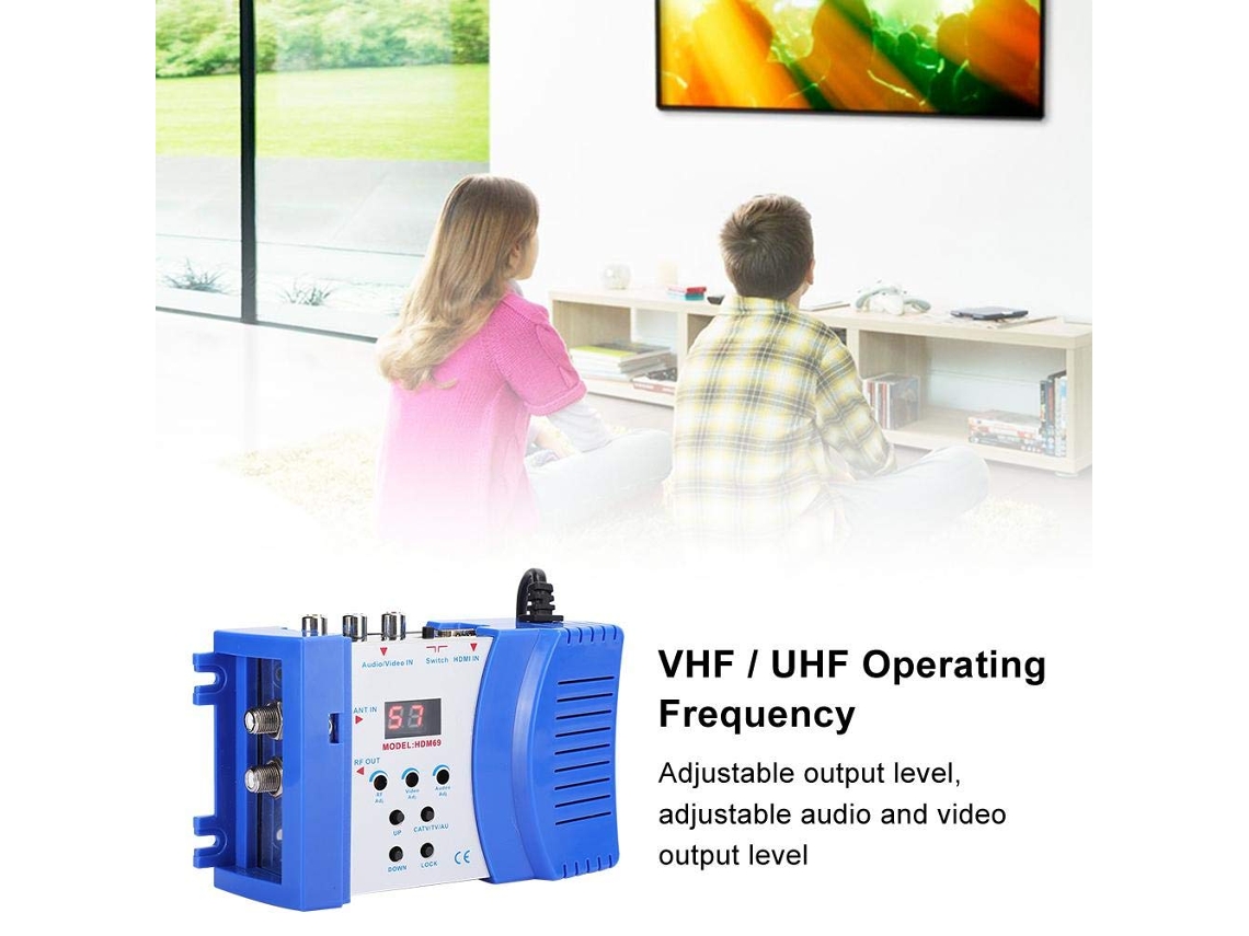 Modulador Analógico Rf Hdmi 1080P para Tv Pc Dvd | Worten.pt