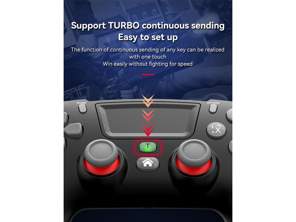 Comando Ps4 para Pc Tv Ios Android Branco Sem Fios | Worten.pt