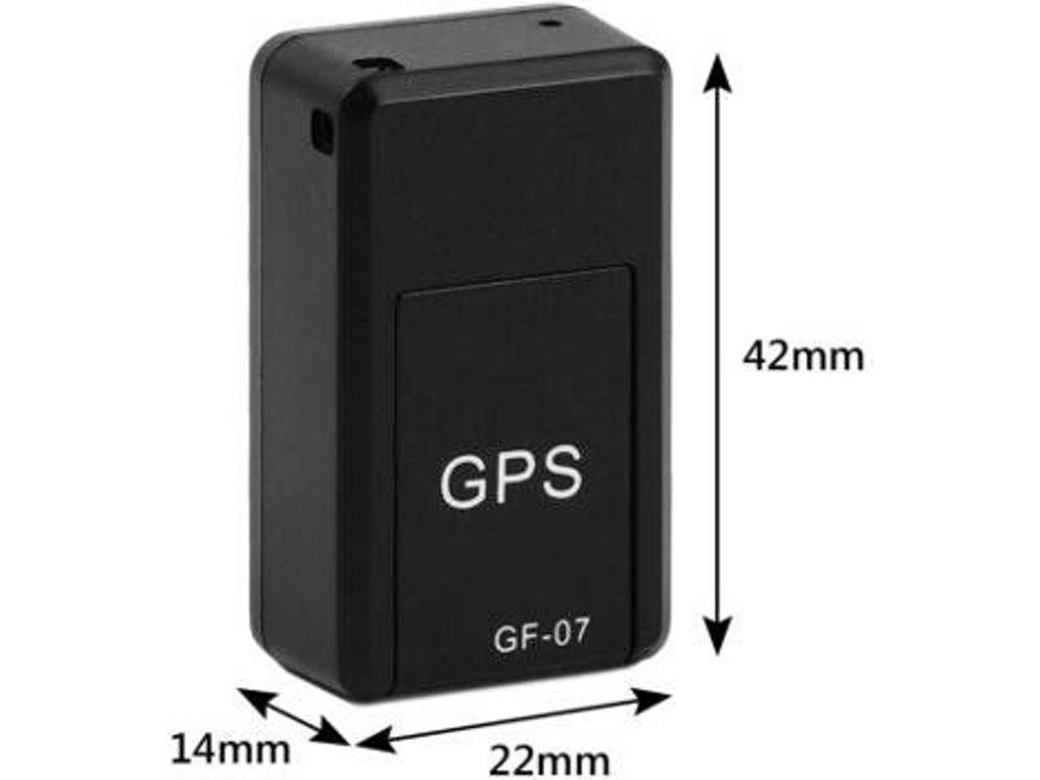 Localizador GPS GF07 (Preto - GSM - 3.5 x 2 x 1.4 cm) | Worten.pt