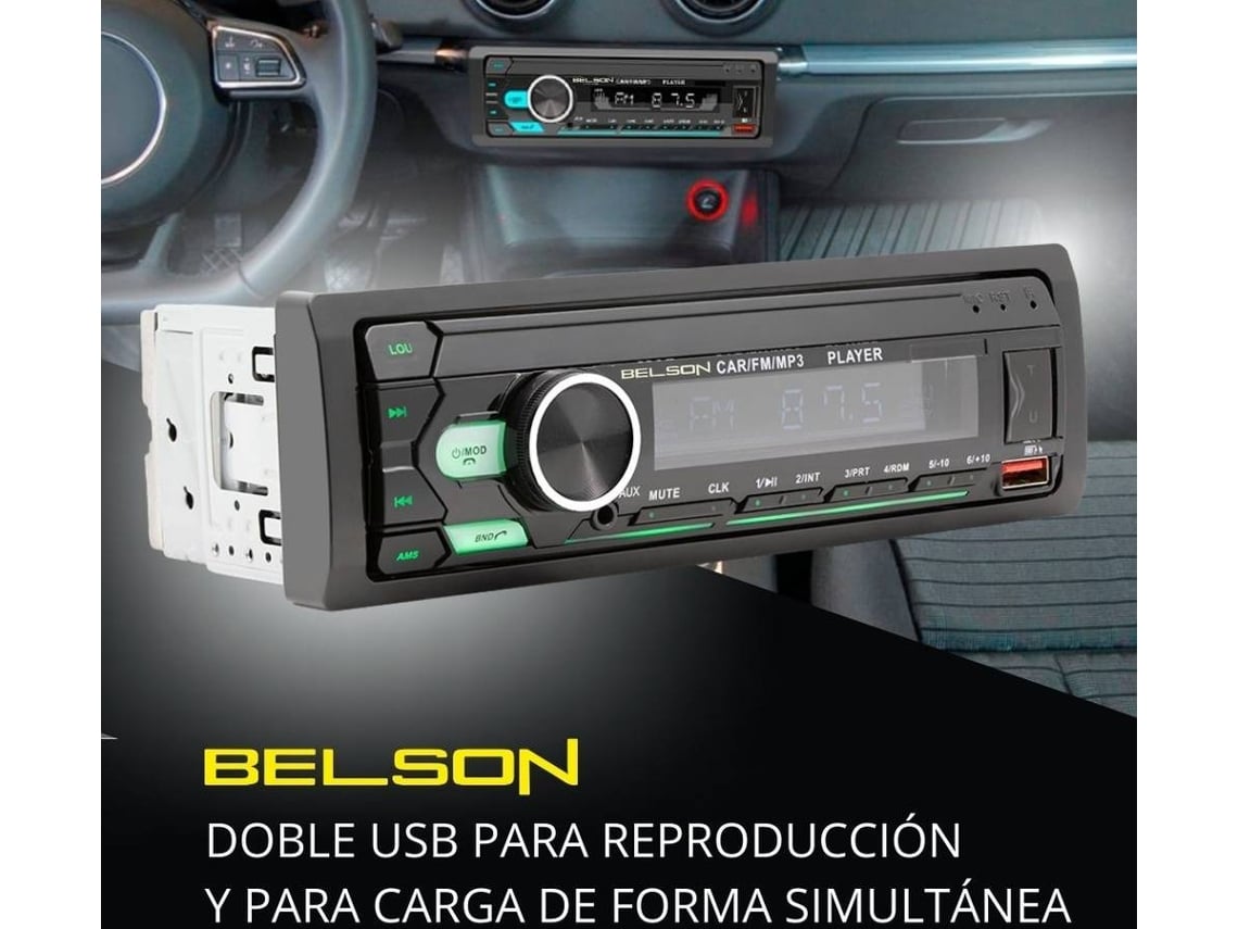 Autorrádio BELSON BS-1442BTW | Worten.pt