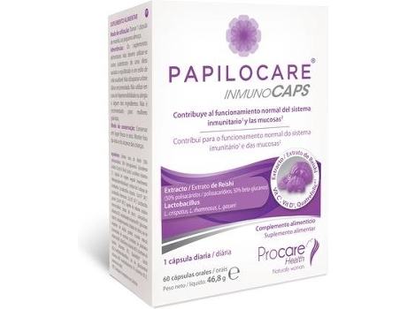 Suplemento Alimentar PROCARE HEALTH Imunocaps De Papilocare (30 ...